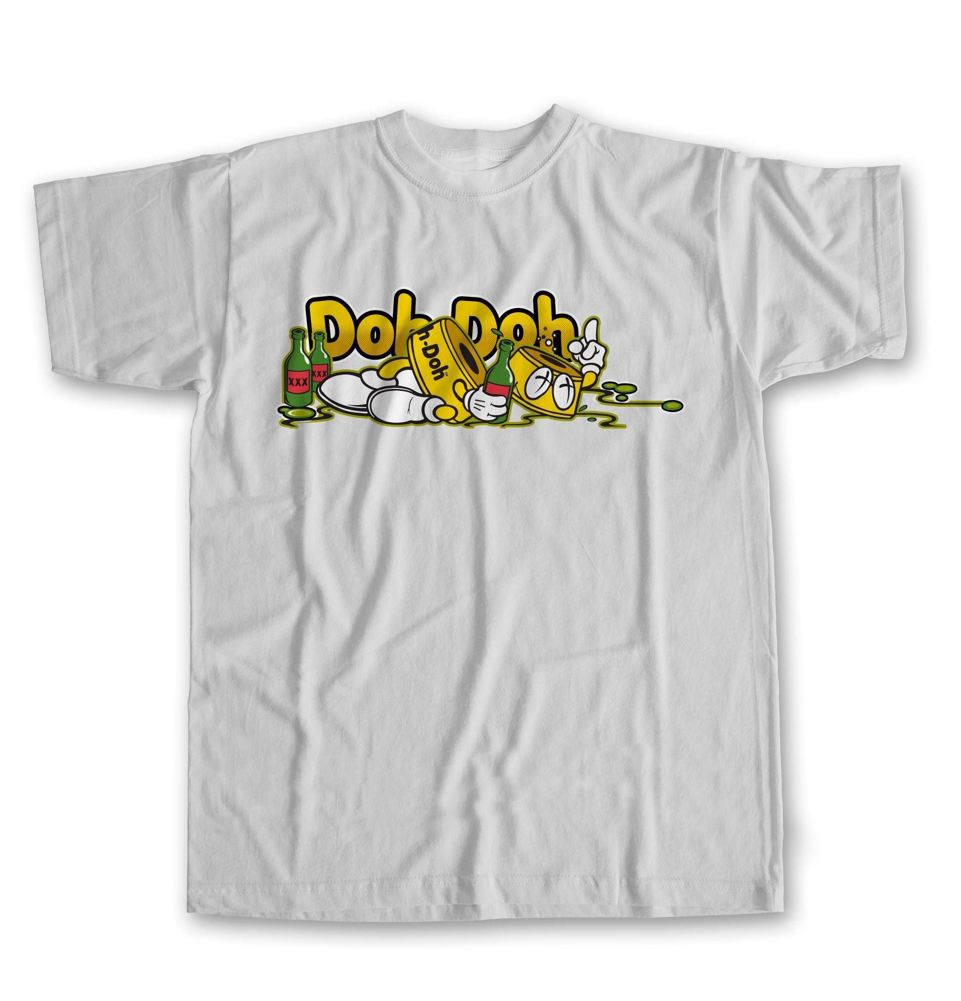 Doh Doh Yellow Logo Short Sleeve T-shirt – Shorty's Inc.